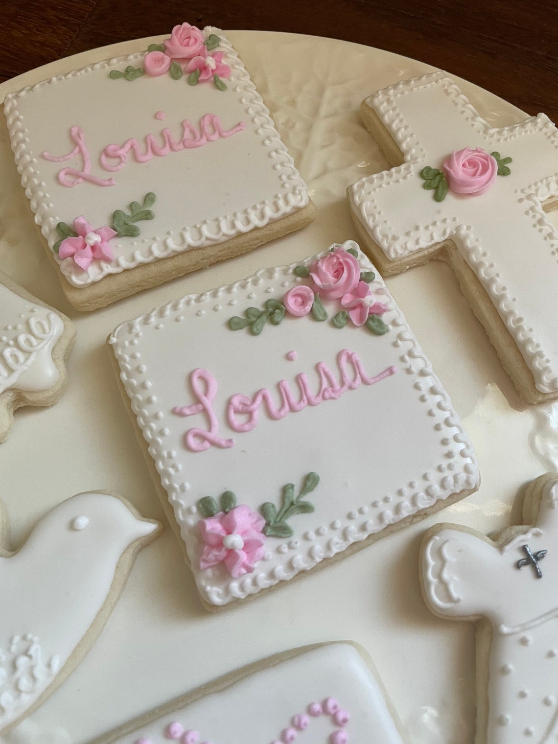 12 Assorted Baptism / Christening Cookies - Etsy