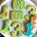 3-rex Dinosaur Cookies - Etsy