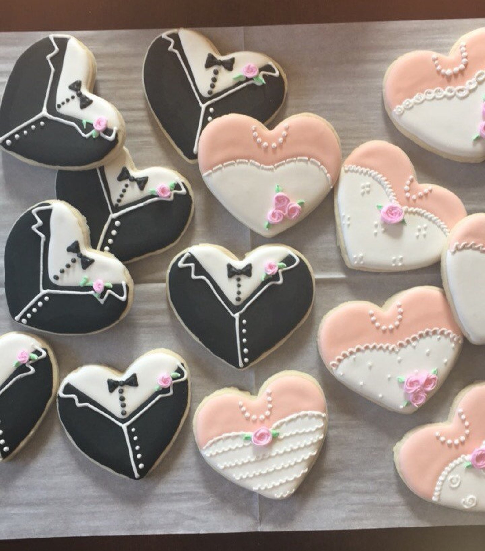 12 Bride and Groom Cookies - Etsy