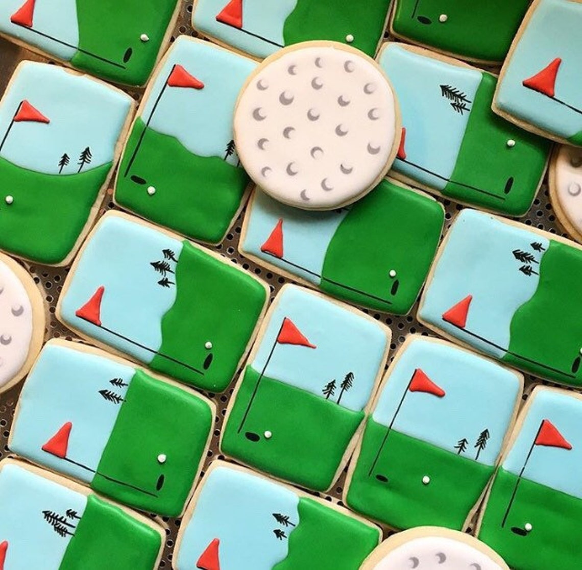 Golf Cookies - Etsy