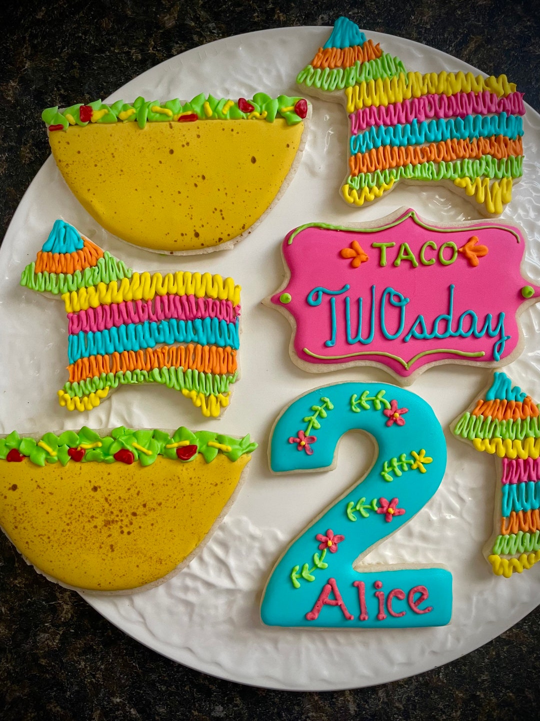 Taco Twosday Cookies - Etsy