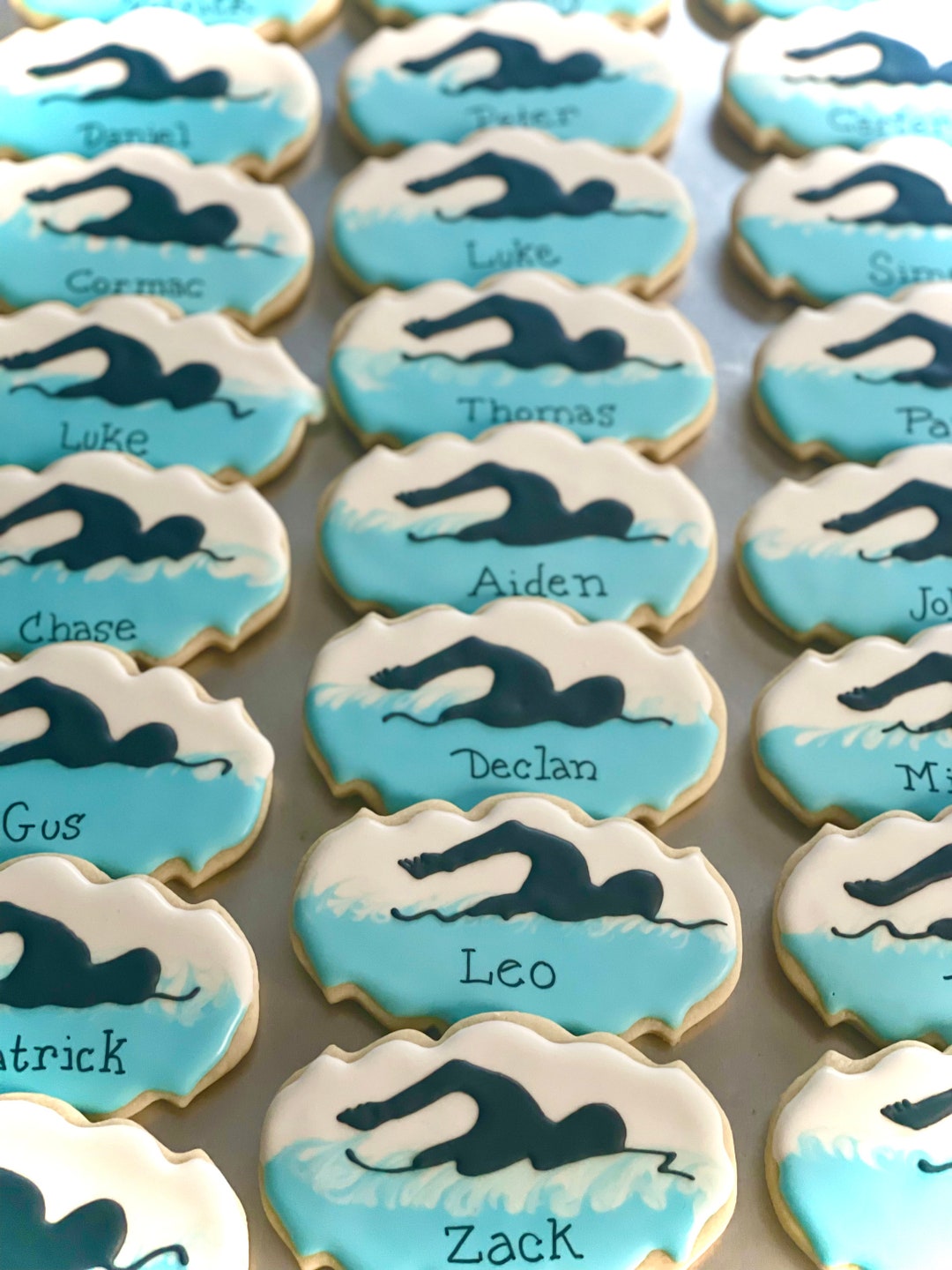 Swimming Cookies - Etsy