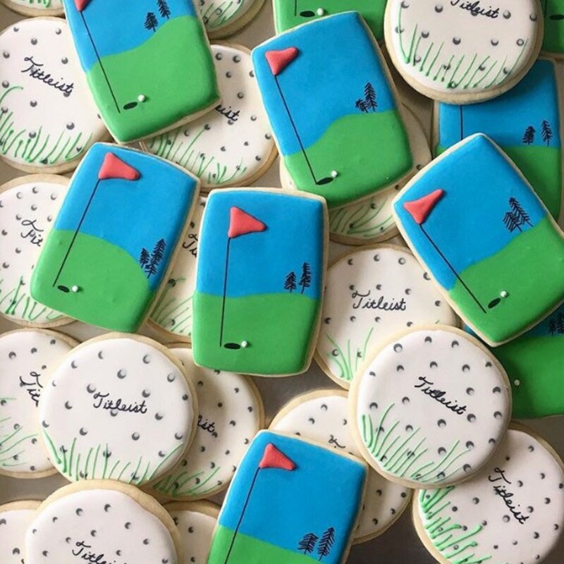 Golf Themed Cookies - Etsy