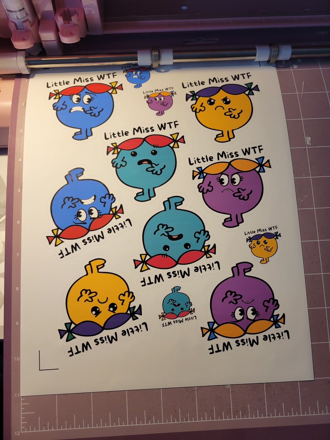 Little Miss WTF Sticker Pack - Etsy
