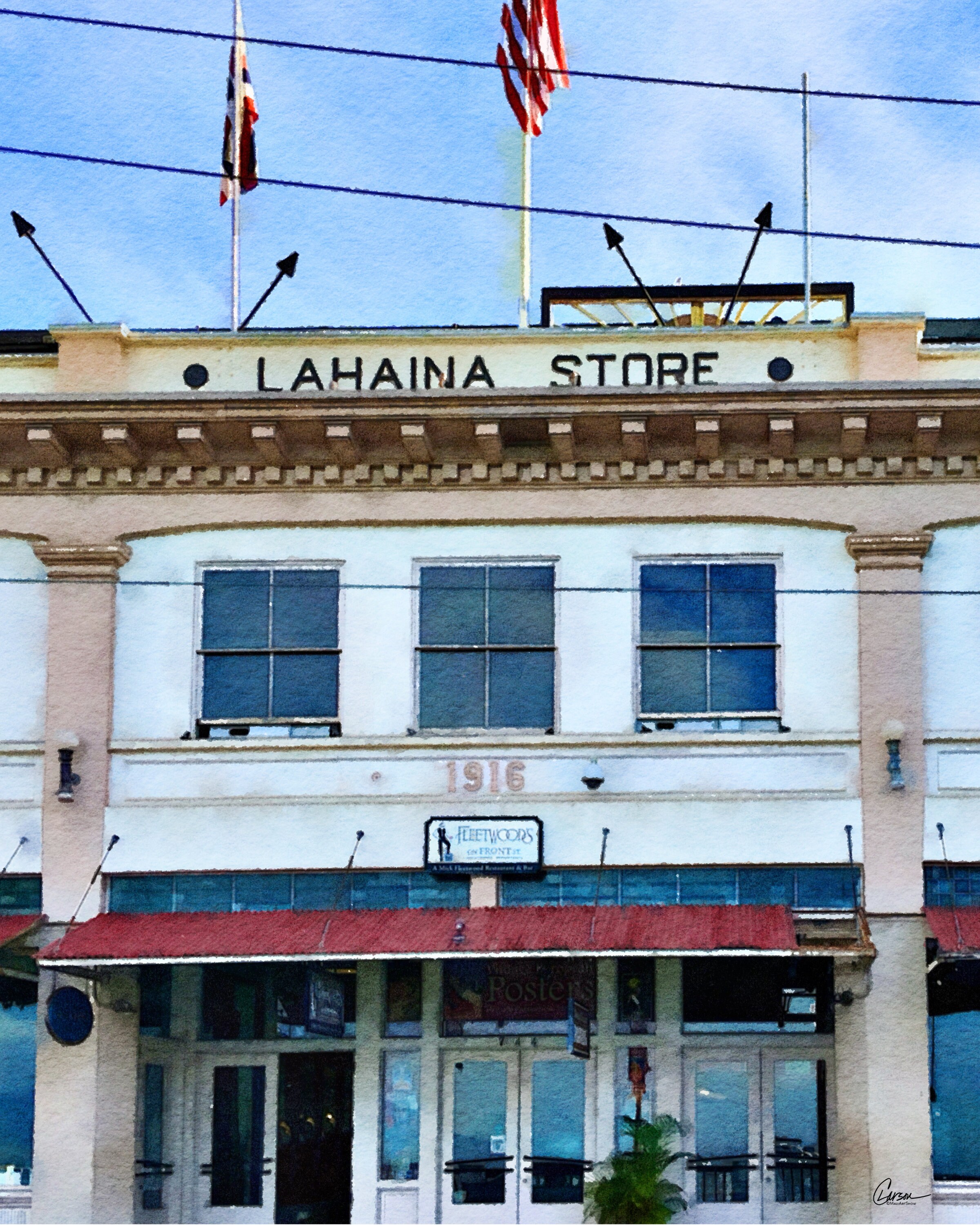 FLEETWOODS on FRONT ST Lahaina Maui - Old Lahaina Store Mick Fleetwood ...
