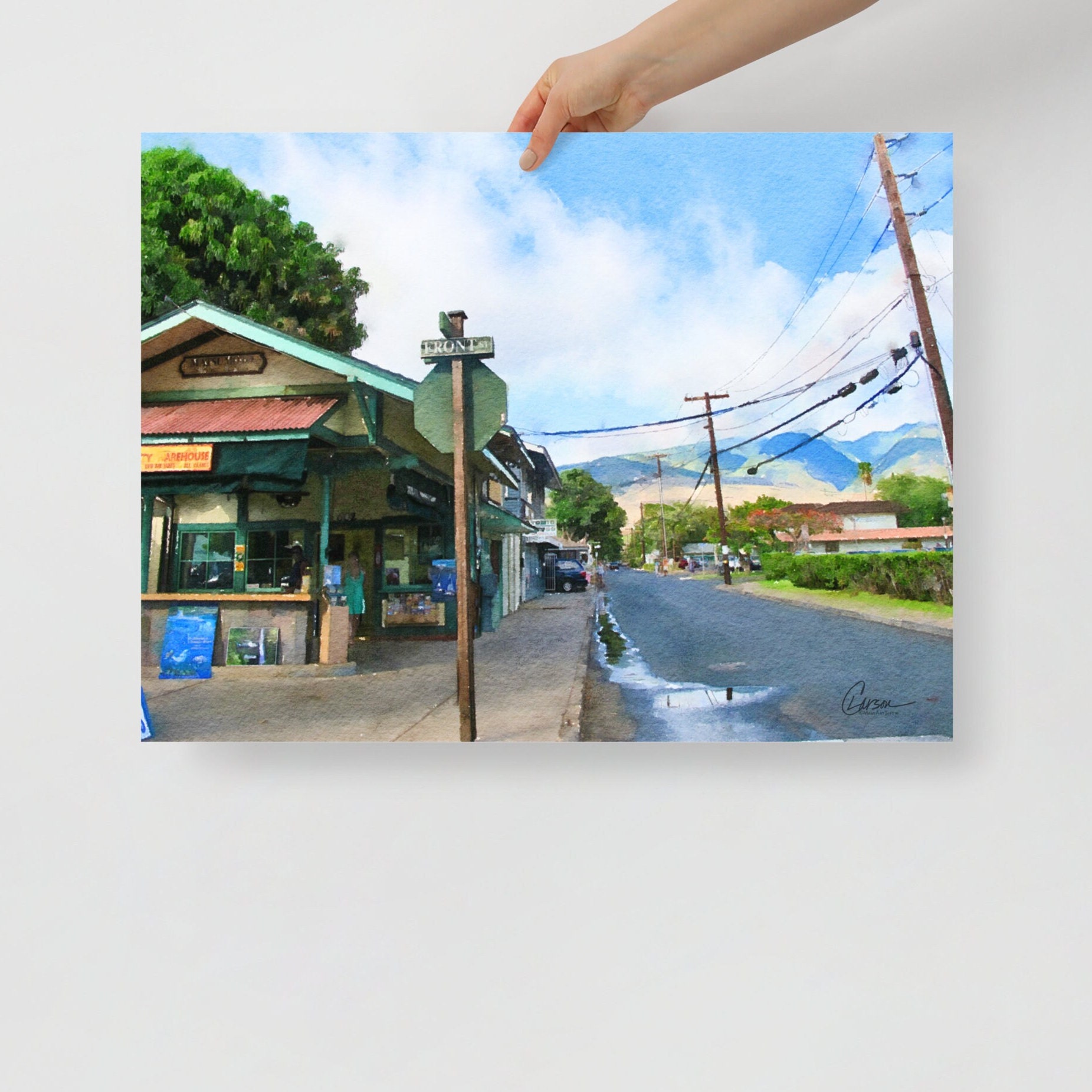 FRONT STREET SIGN * Full Size Image - Lahaina Maui Hawaii Front St ...
