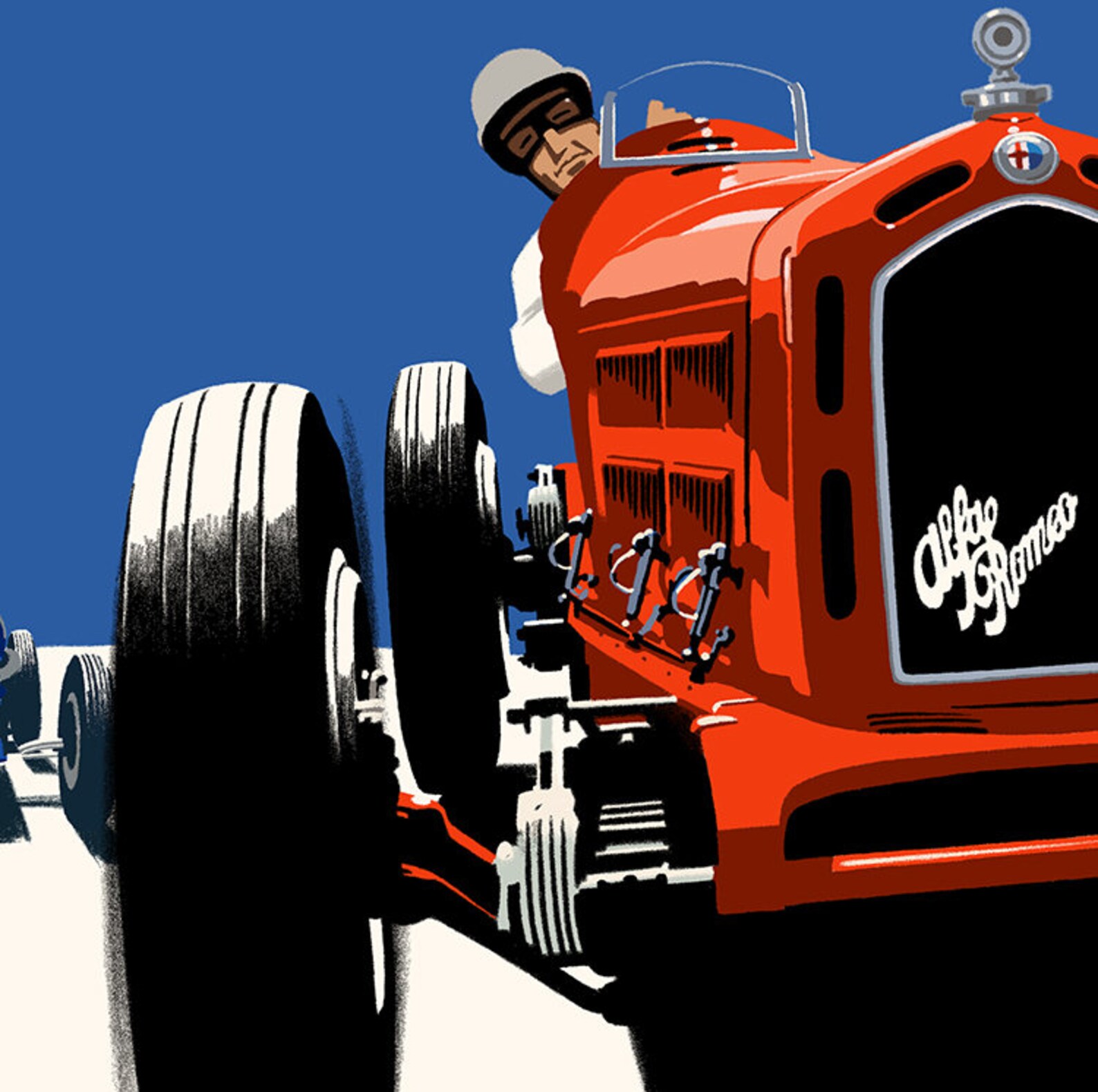 Art Deco Alfa Romeo Monza Racing Poster Giclee Print - Etsy UK