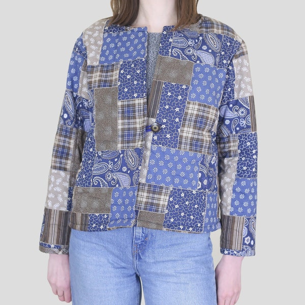 Patchwork Blazer - Etsy