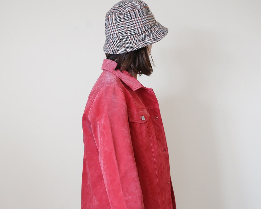 Plaid Beige Bucket Hat - Etsy