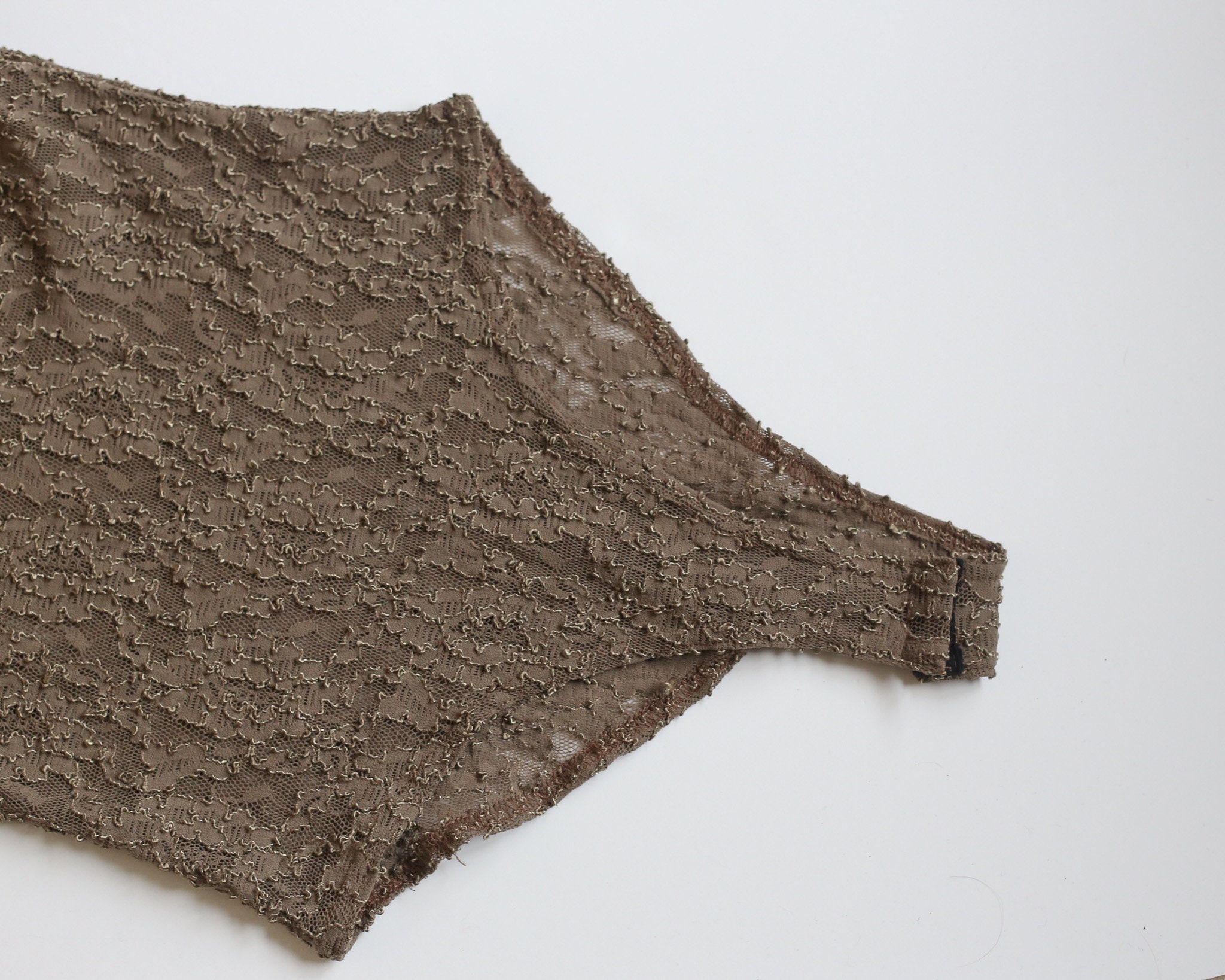 Brown Lace Bodysuit Y2k See Through One Piece S-M - Etsy