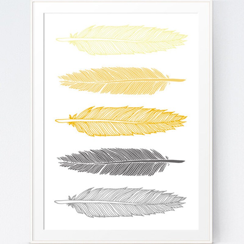 Feather Prints - Etsy