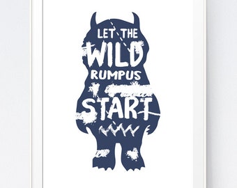Let the Wild Rumpus - Etsy