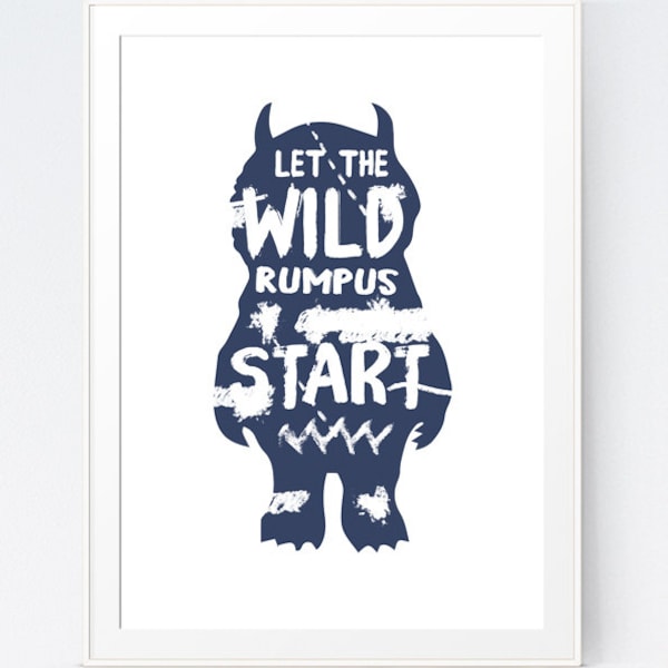 Let the Wild Rumpus - Etsy