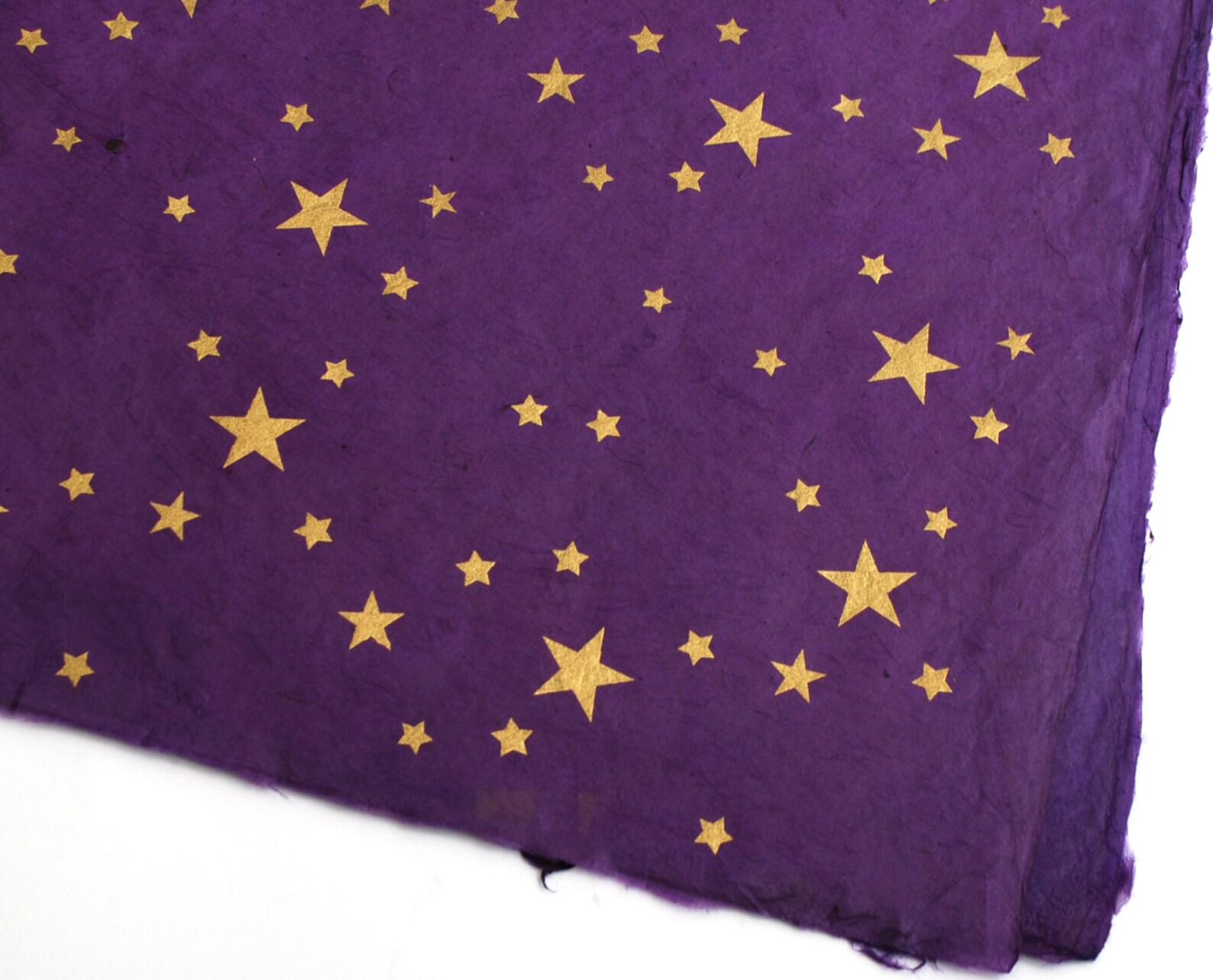 Lokta Wrapping Paper Gold Stars on Hand Made and Fair Trade - Etsy