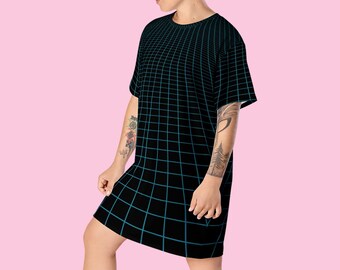 Grid Dress | Etsy