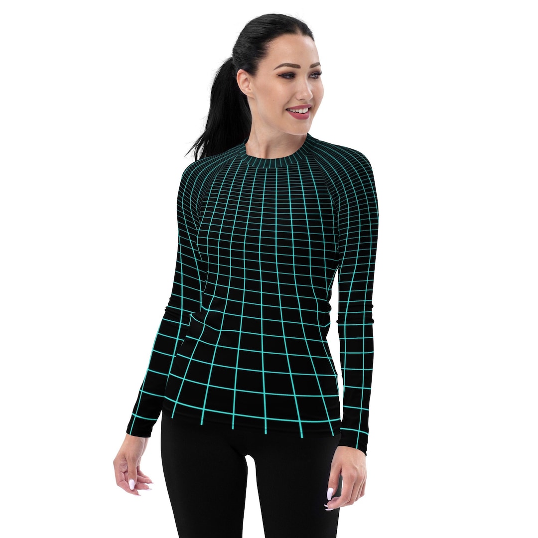 Vaporwave Rash Guard. Raglan Long Sleeve Tight Shirt. - Etsy