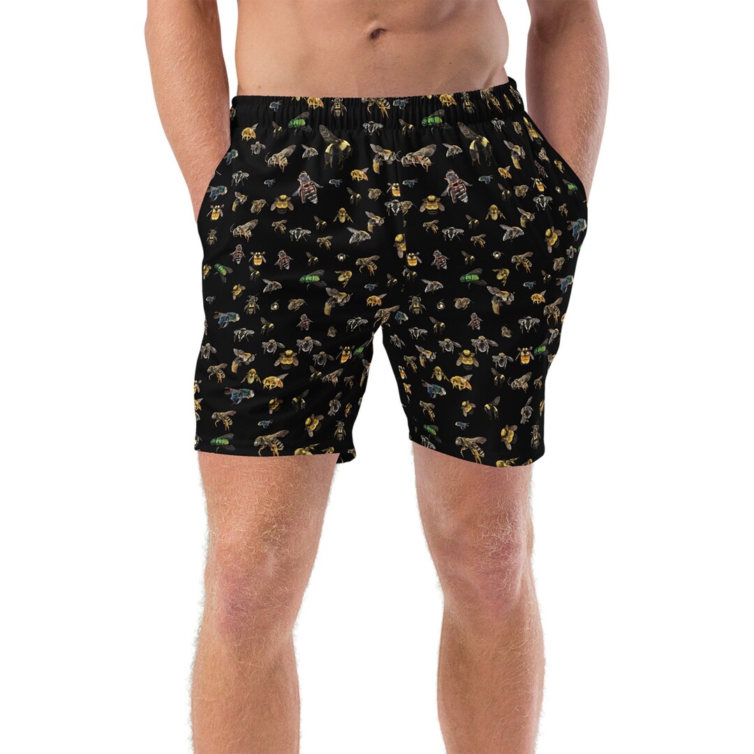 Bees Swim Shorts. Premium Quality. - Etsy