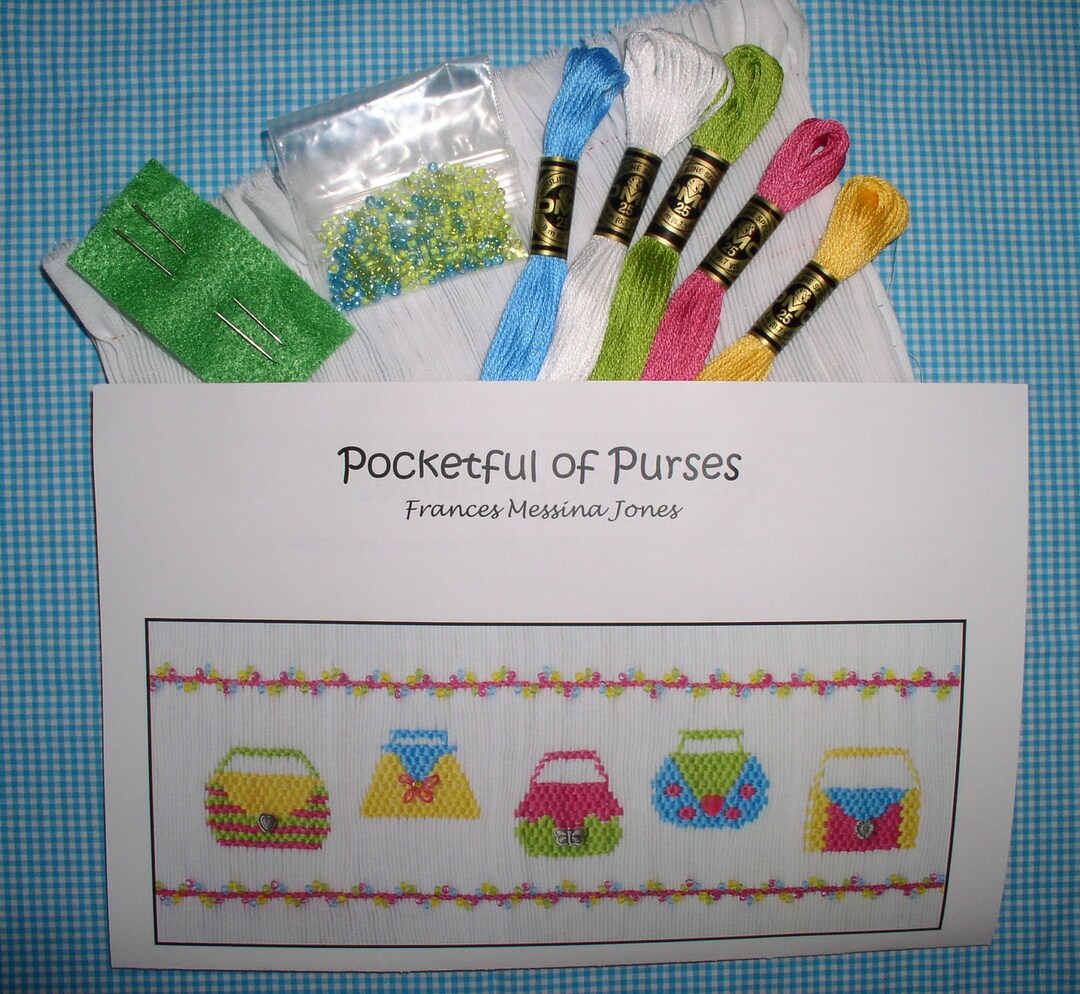 Pocketful of Purses Smocking Kit by Frances Messina Jones - Etsy