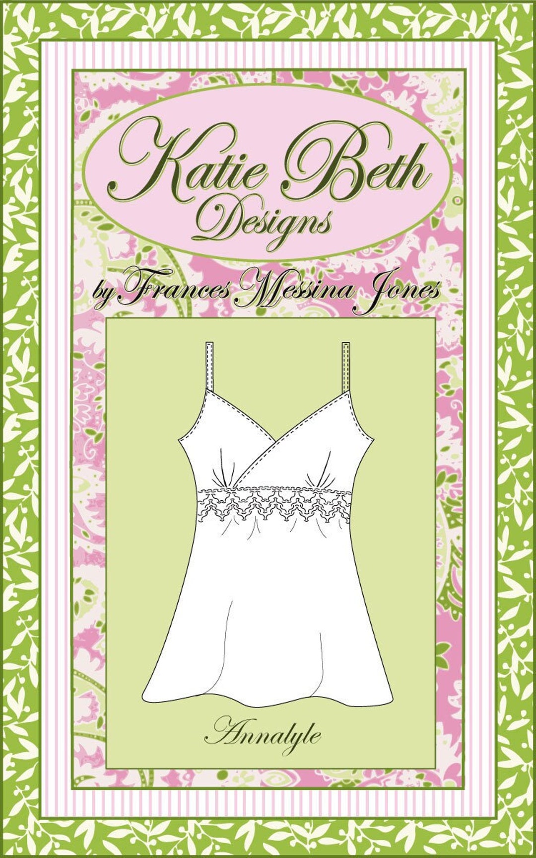 Annalyle Katie Beth Designs by Frances Messina Jones - Etsy