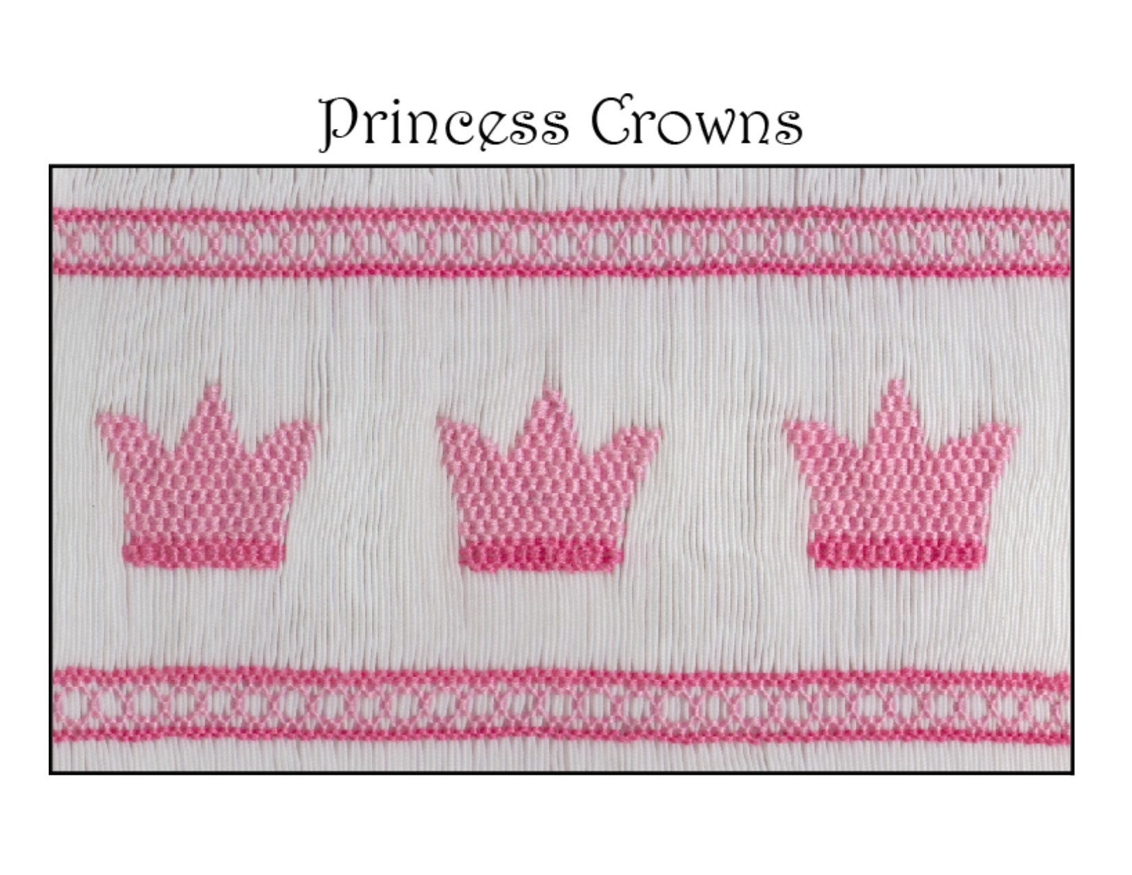 Princess Crowns by Frances Messina Jones A Smocking Plate or Design ...