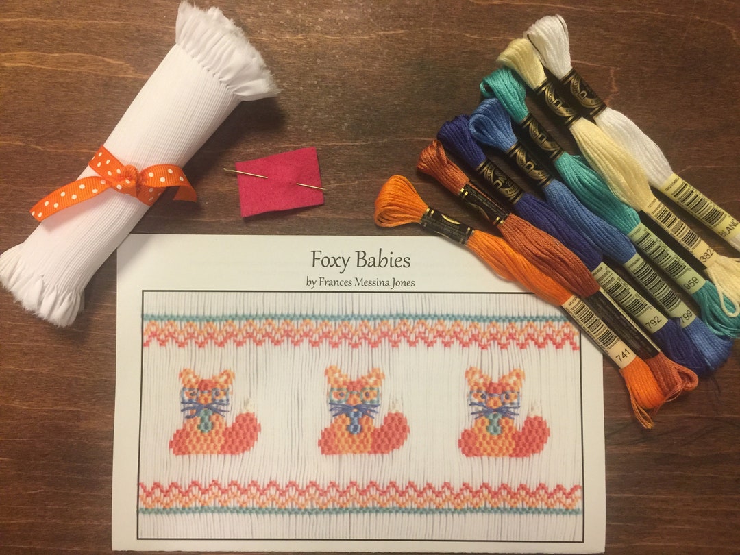 Foxy Babies Smocking Kit - Etsy