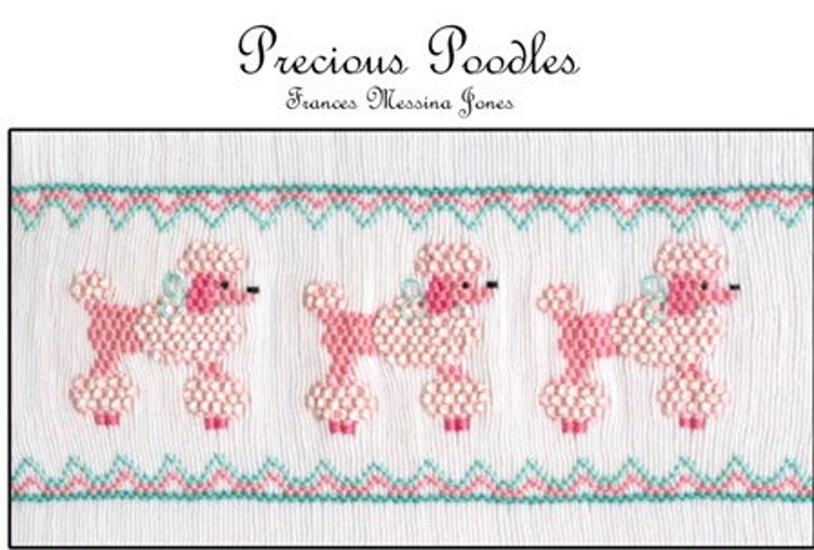 Precious Poodle Smocking Kit by Frances Messina Jones - Etsy