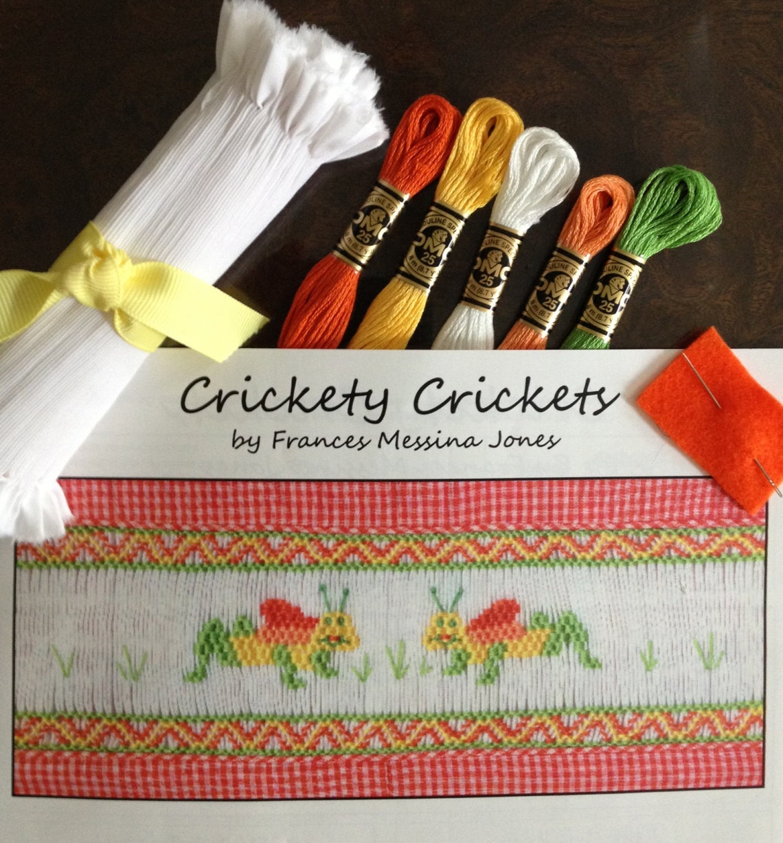 Smocking Kit Crickety Crickets by Frances Messina Jones - Etsy