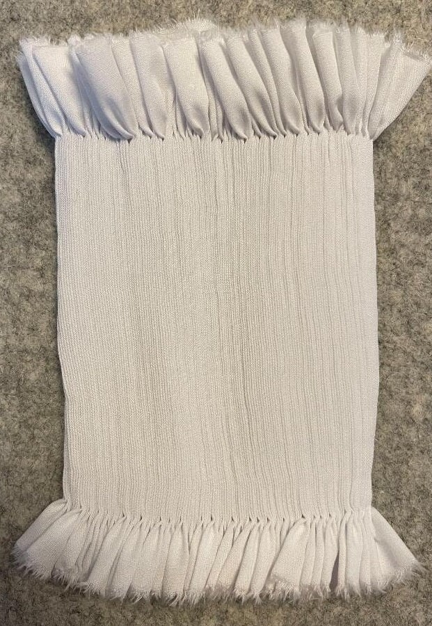 Pre Pleated White Broadcloth Fabric Insert - Etsy