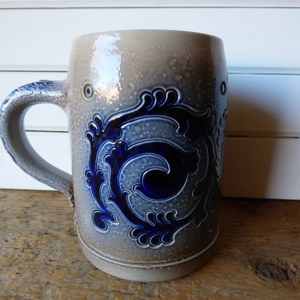 Salt Glaze Beer Mug - Etsy