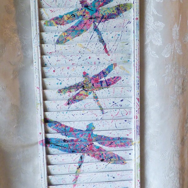Painted Shutter Art - Etsy