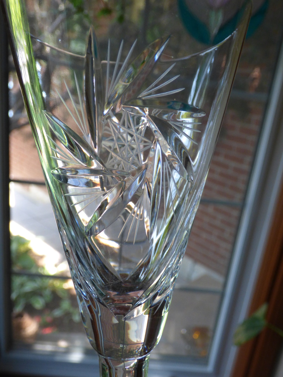 Bohemian Cut Pinwheel Crystal Decanter Set Pinwheel Crystal - Etsy