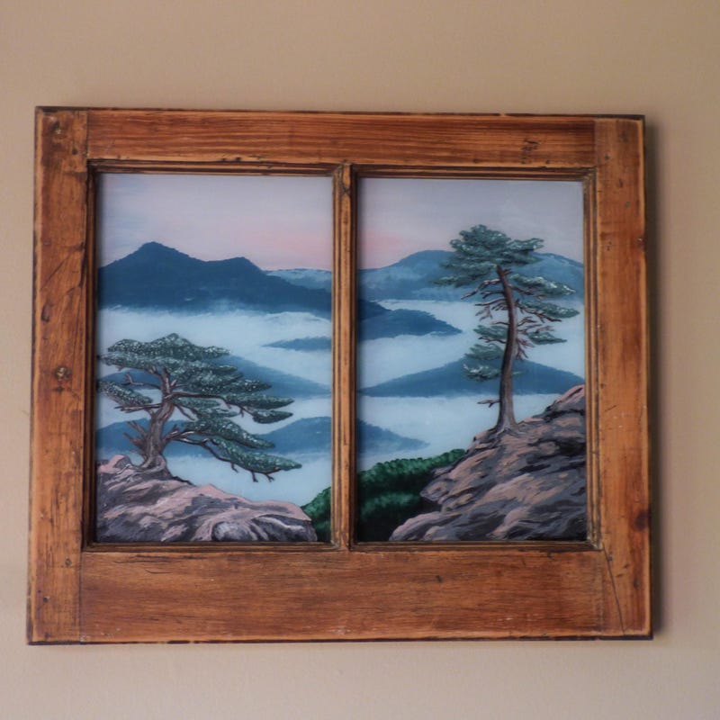Window Pane Art - Etsy