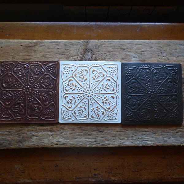 Embossed Tiles - Etsy