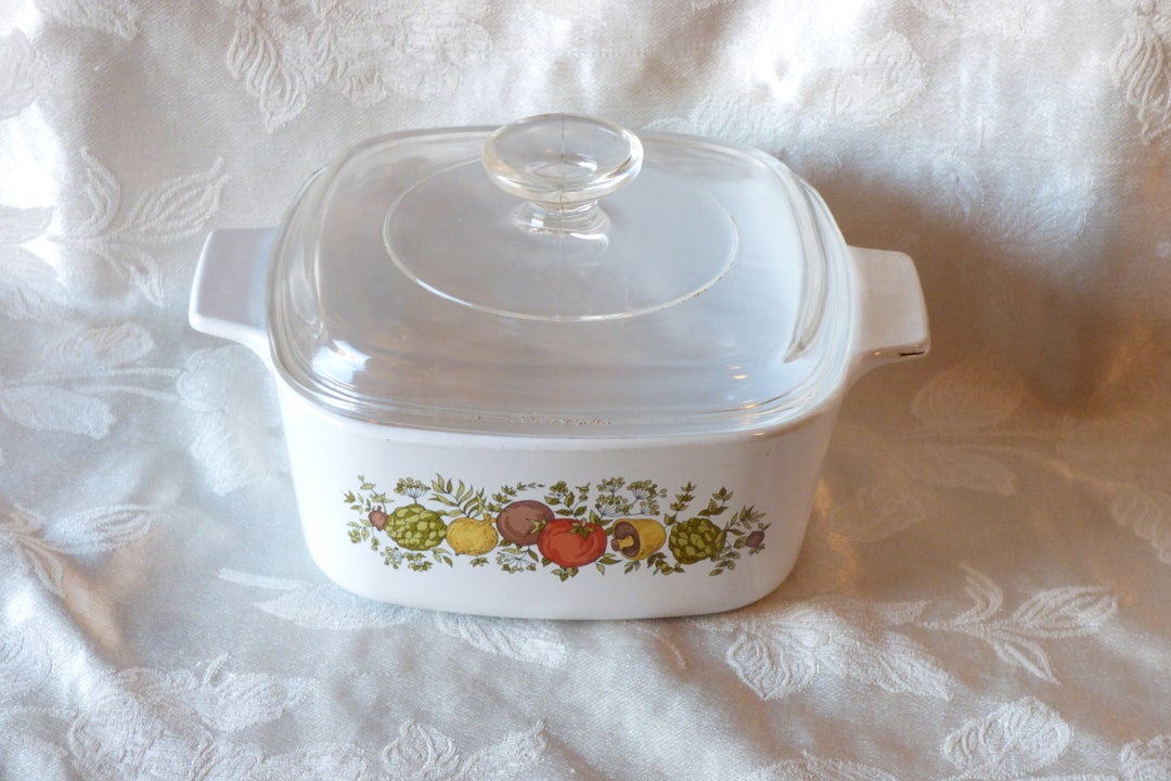 Corning Ware Covered Casserole Made in Canada 1.5L. Spice of Life - Etsy