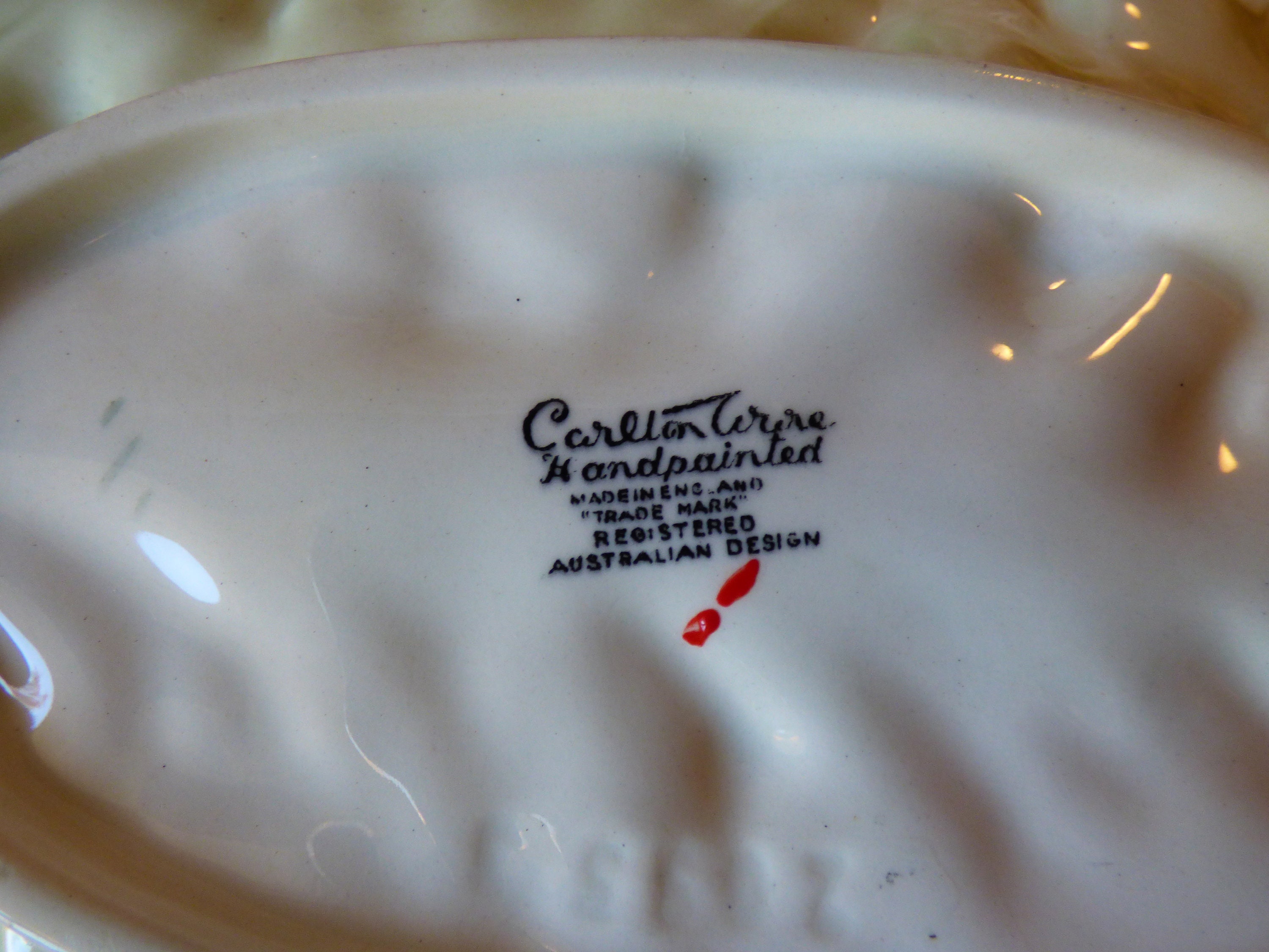 Carlton Ware - Australian Design - Set of 3 Cabbage Leaf & Tomato ...