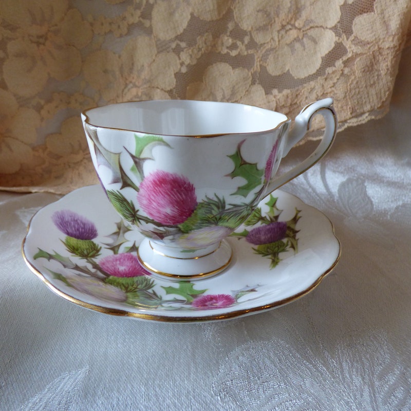 Thistle Tea Cup - Etsy