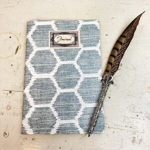 Art Journal With Handmade Paper Cover, Variety of Mixed Media Pages ...