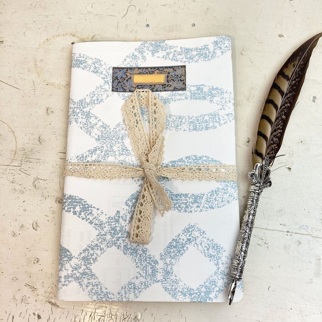 Soft Cover Writing Journal With Blank Newsprint Pages - Etsy