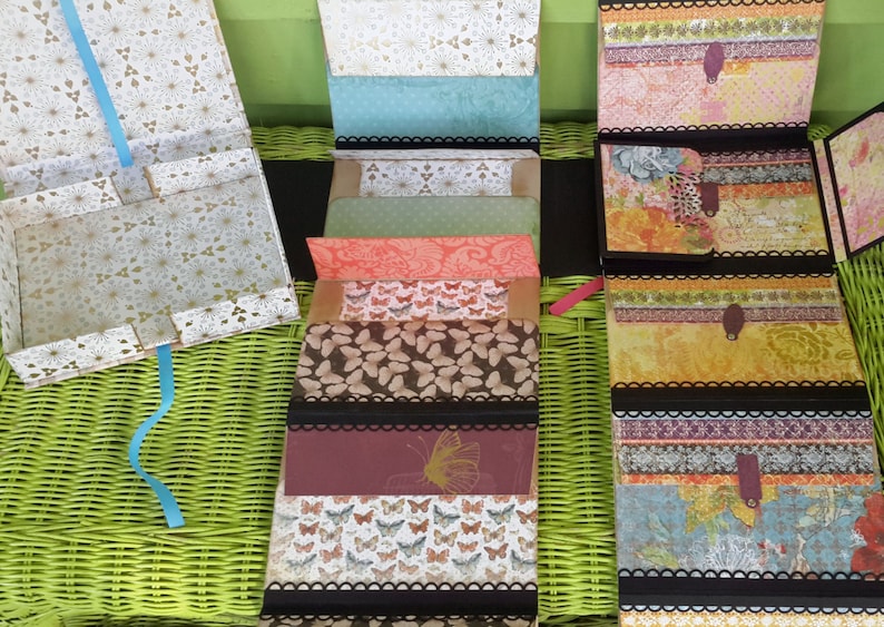 Envelope Mini Albums Made From Envelopes, Set of 2 in Gift Box, Memory ...