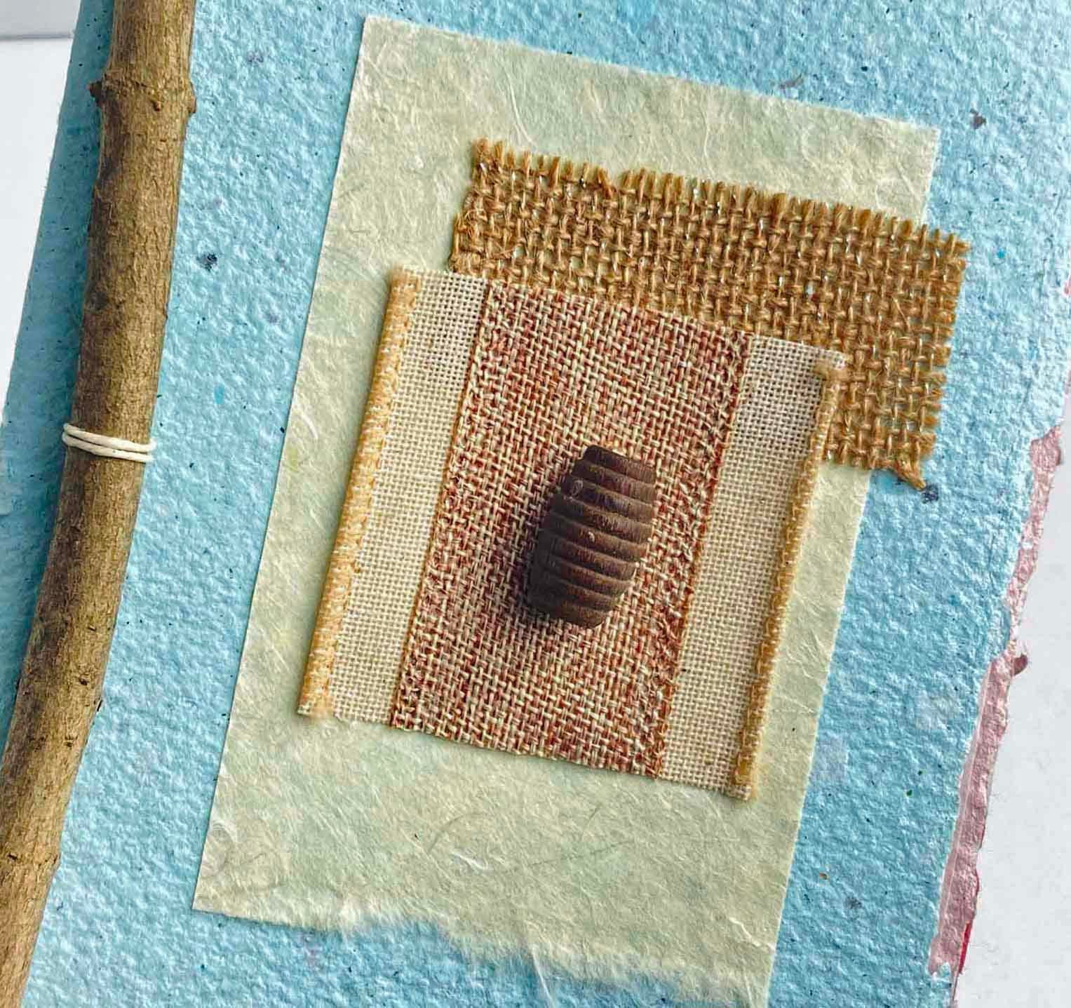 Art Journal With Handmade Paper Cover, Variety of Mixed Media Pages ...