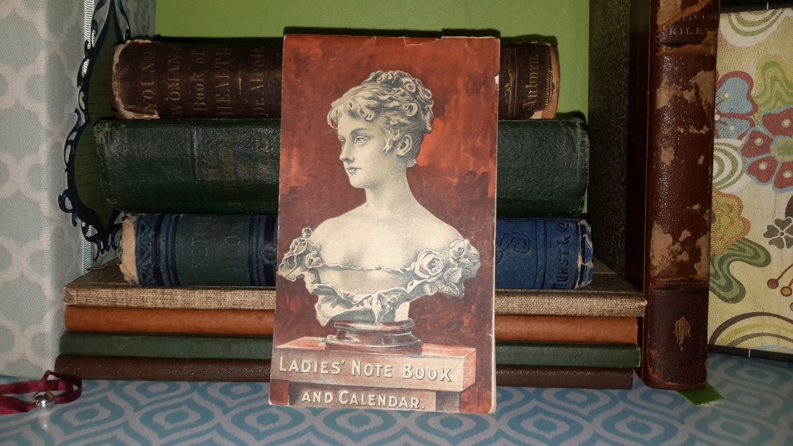 Vintage Calendar Ladies' Notebook From 1899-1900 Junk - Etsy