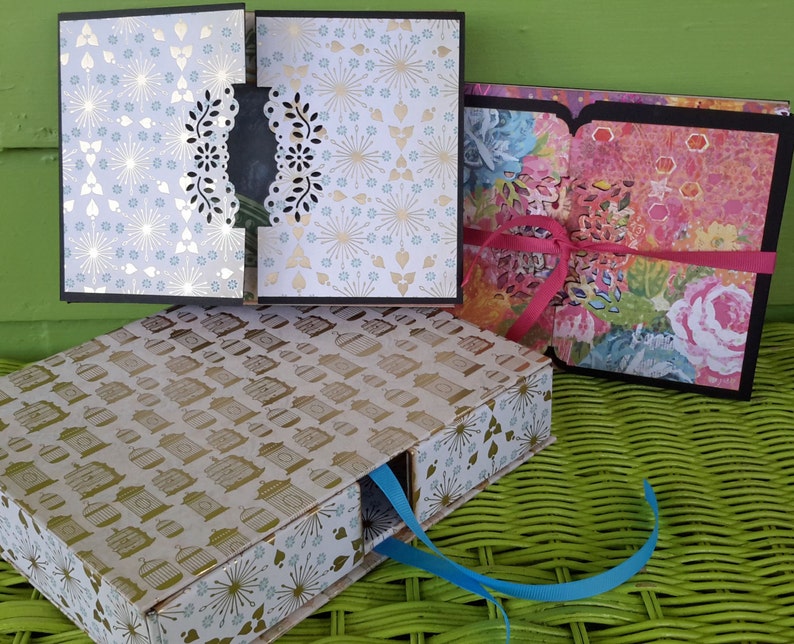 Envelope Mini Albums Made From Envelopes, Set of 2 in Gift Box, Memory ...