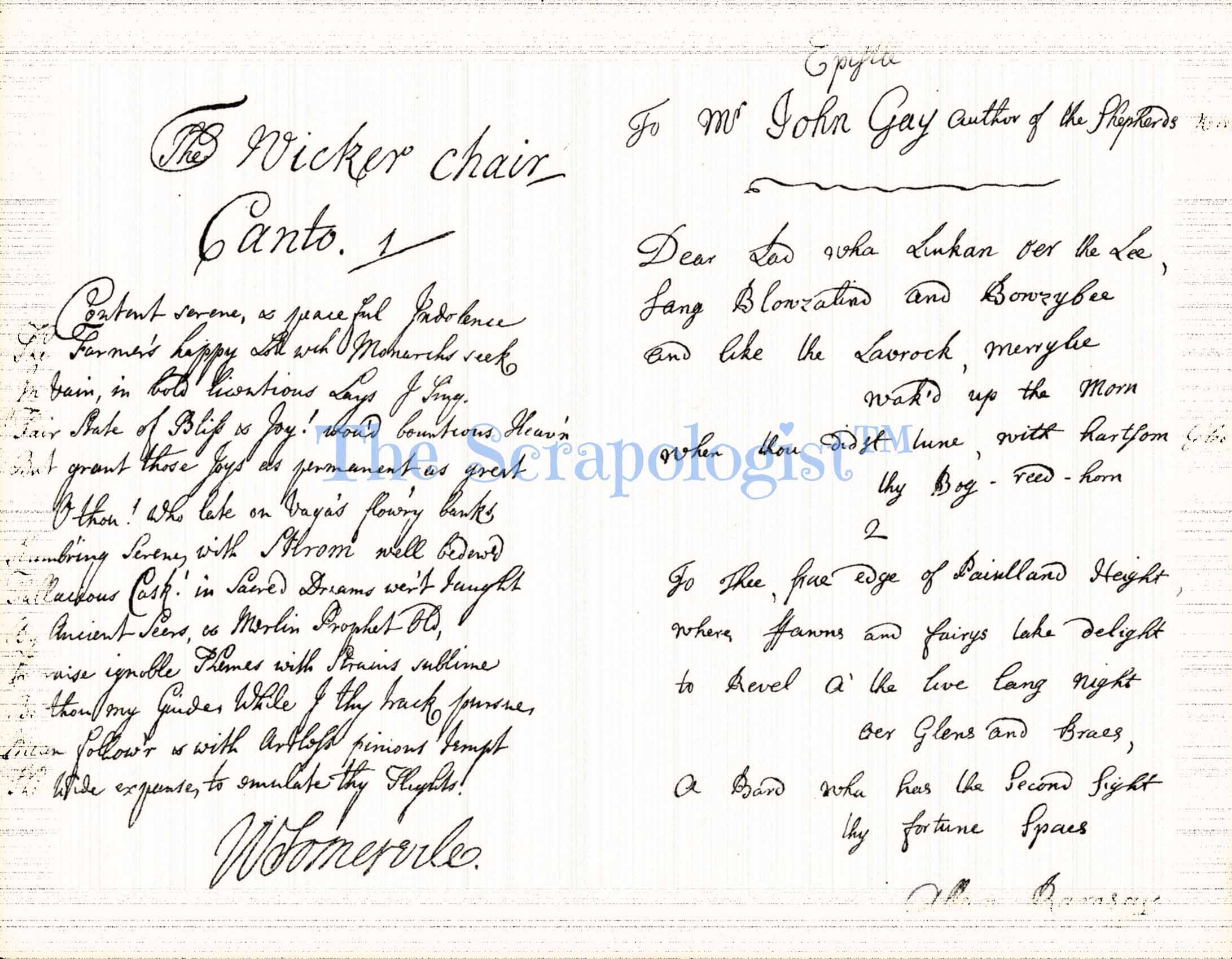 Antique Letters and Script, Historic Documents, Vintage Junk Journal ...