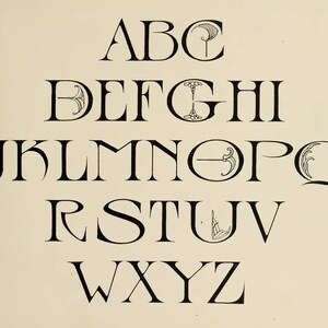Calligraphy Alphabet Worksheets, Junk Journal Collage Sheets | Digital ...
