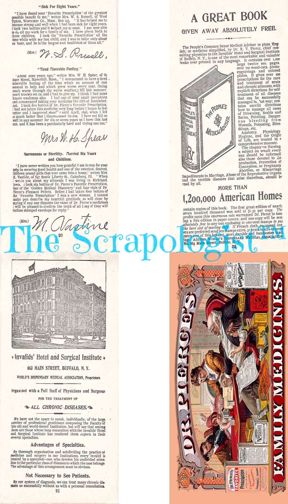 Vintage Calendar, Ladies' Notebook From 1899-1900, Junk Journal Kit ...