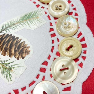 Vintage Button Card for Collector or Crafter - Etsy