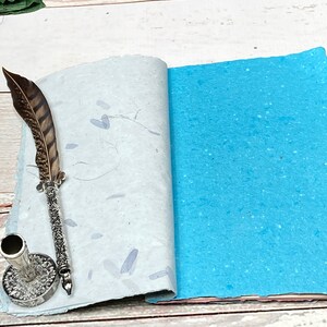 Art Journal With Handmade Paper Cover, Variety of Mixed Media Pages ...