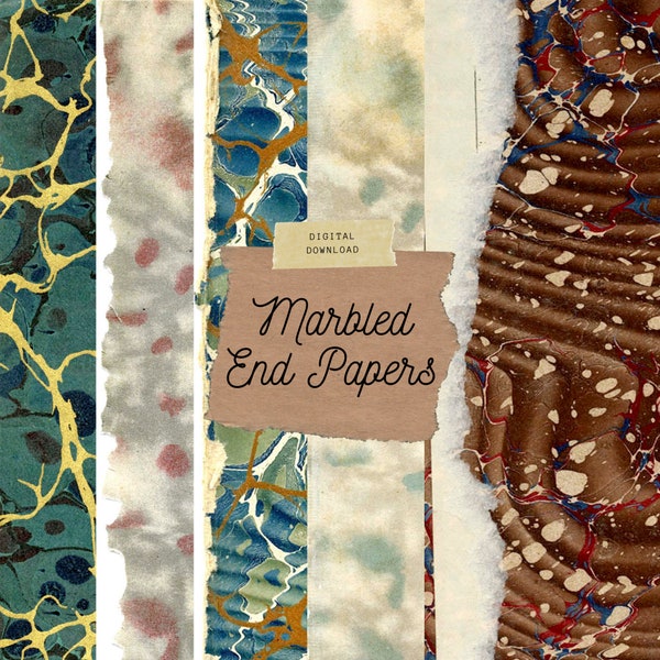 Marbled Paper - Etsy