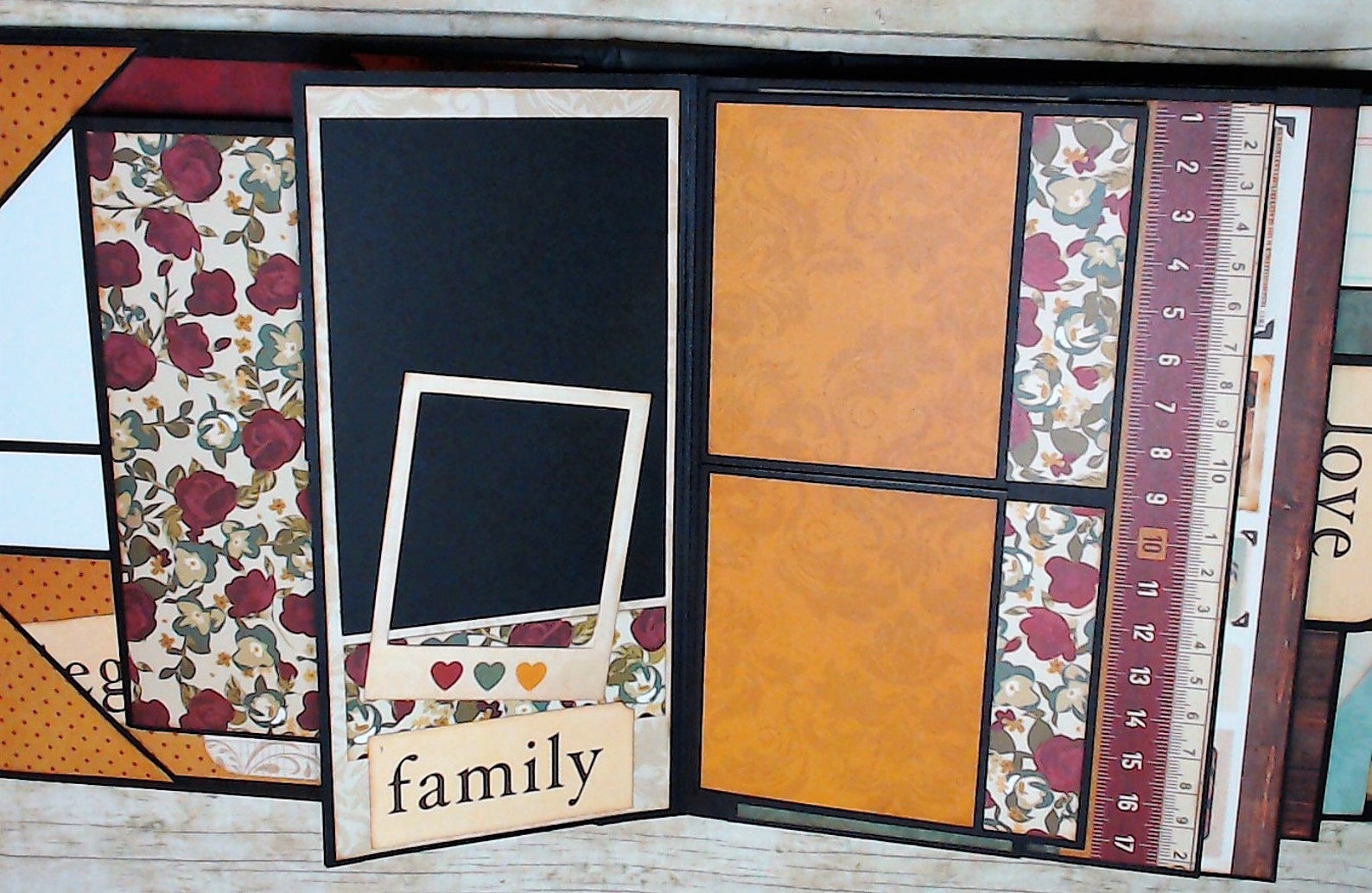 Family Photo Mini Album, Family Tree, Customizable Heritage Scrapbook ...