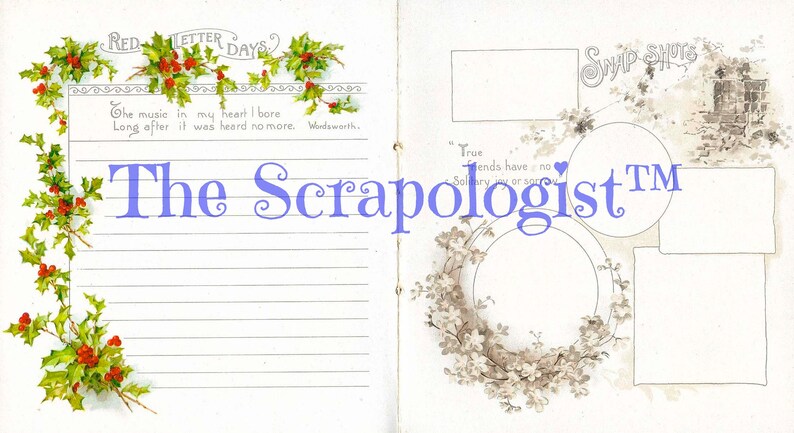 Friendship Memory Book DIY Junk Journal or Mini Album Kit - Etsy